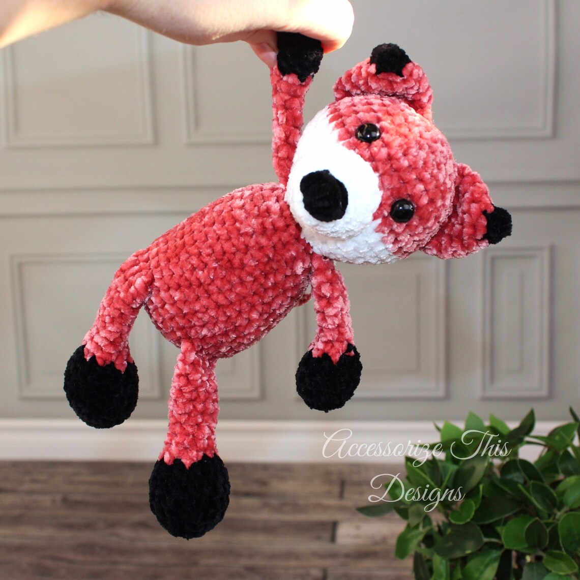 Crochet Pattern: Flip Flop Fox Amigurimi Pattern Stuffed | Etsy