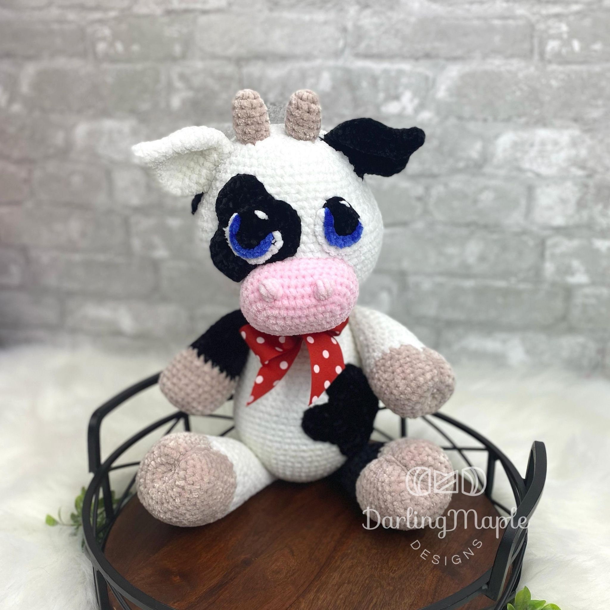 Crochet Pattern: Chloe the Cow Cuddle Buddy - Etsy