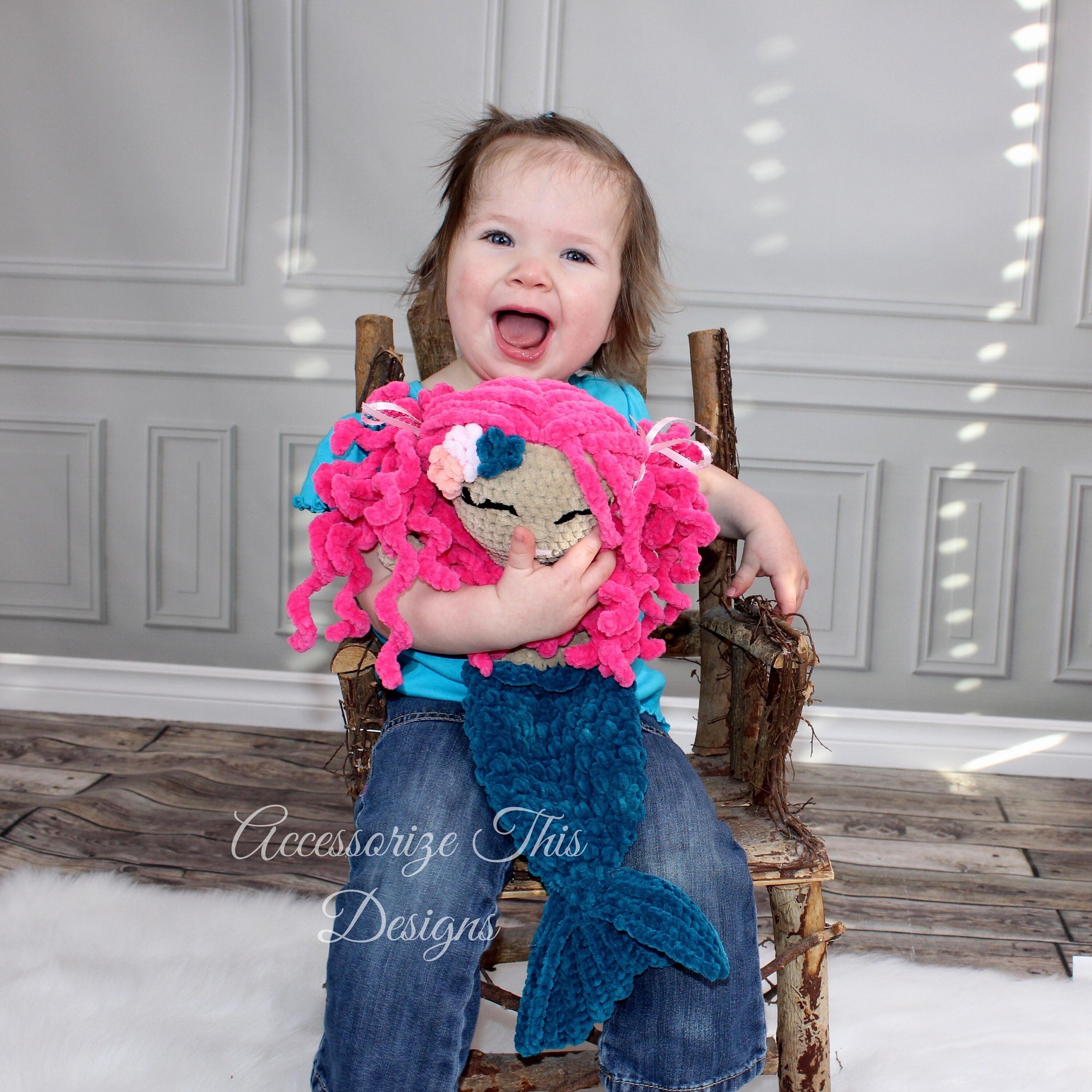 Crochet Pattern:mermaid Ragdoll Lovey/ Amigurumi/ Stuffy/ | Etsy