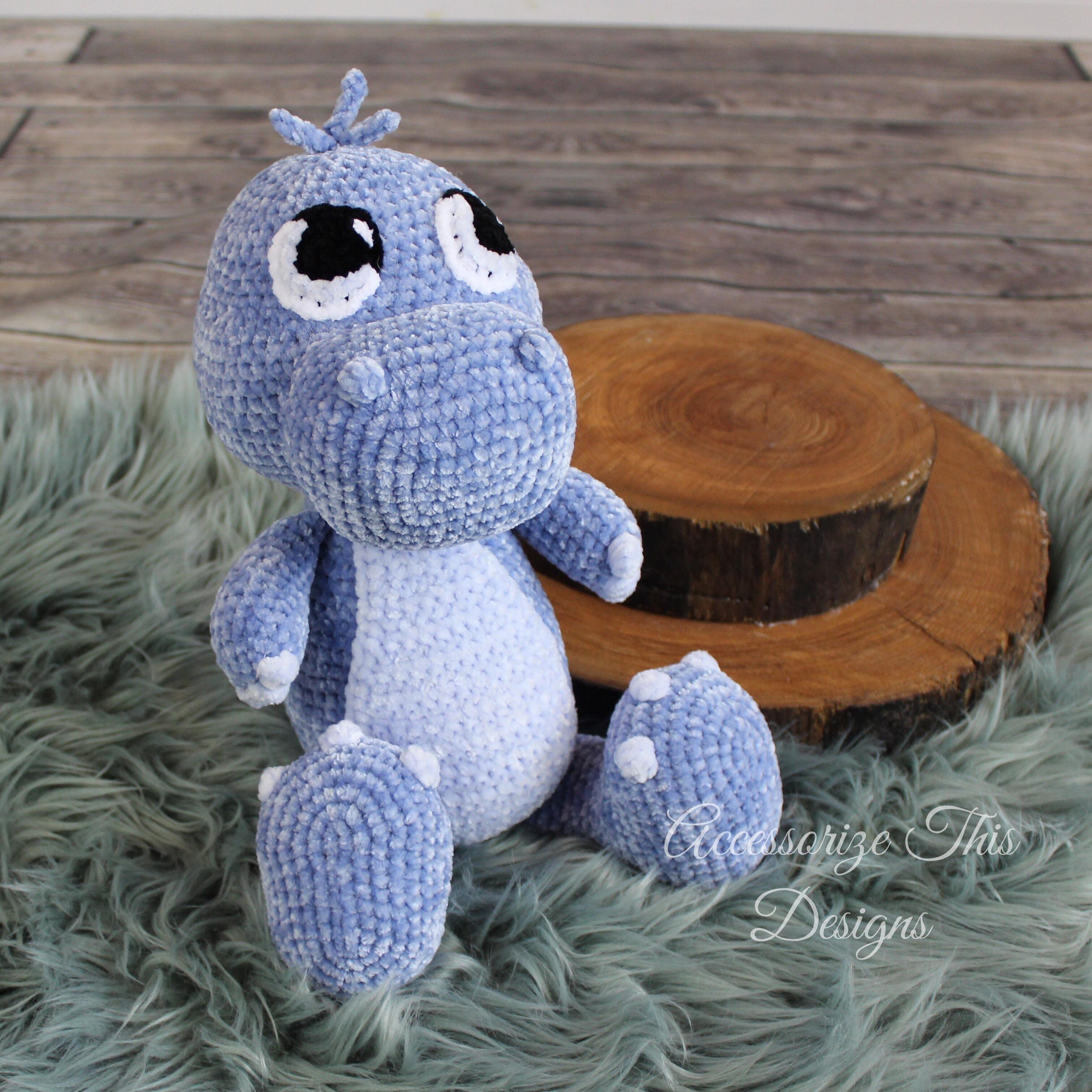 Crochet Pattern: rex the Dinosaur Cuddle Buddy/ | Etsy