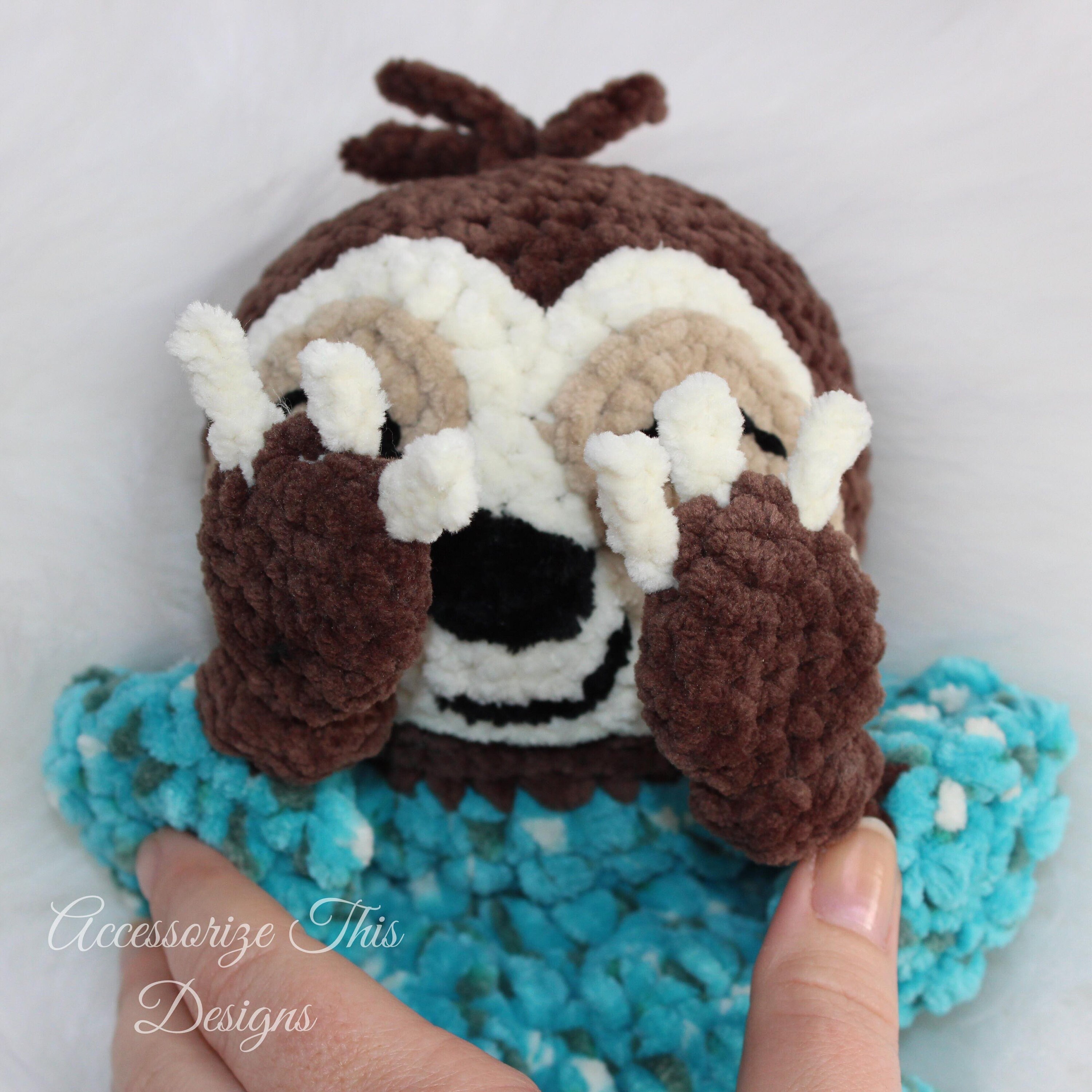 Crochet Pattern: Sloth Ragdoll Lovey/ Amigurumi/ Stuffy/ | Etsy