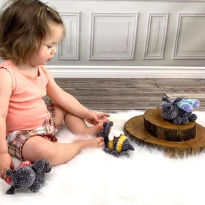 Crochet Pattern: Pocket Pal Bee / Insect / Bug/ Amigurumi/ Stuffy ...