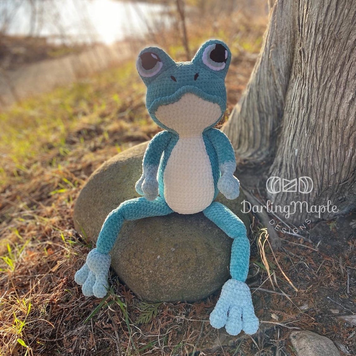 Crochet Pattern: ribbit the Frog Cuddle Buddy - Etsy