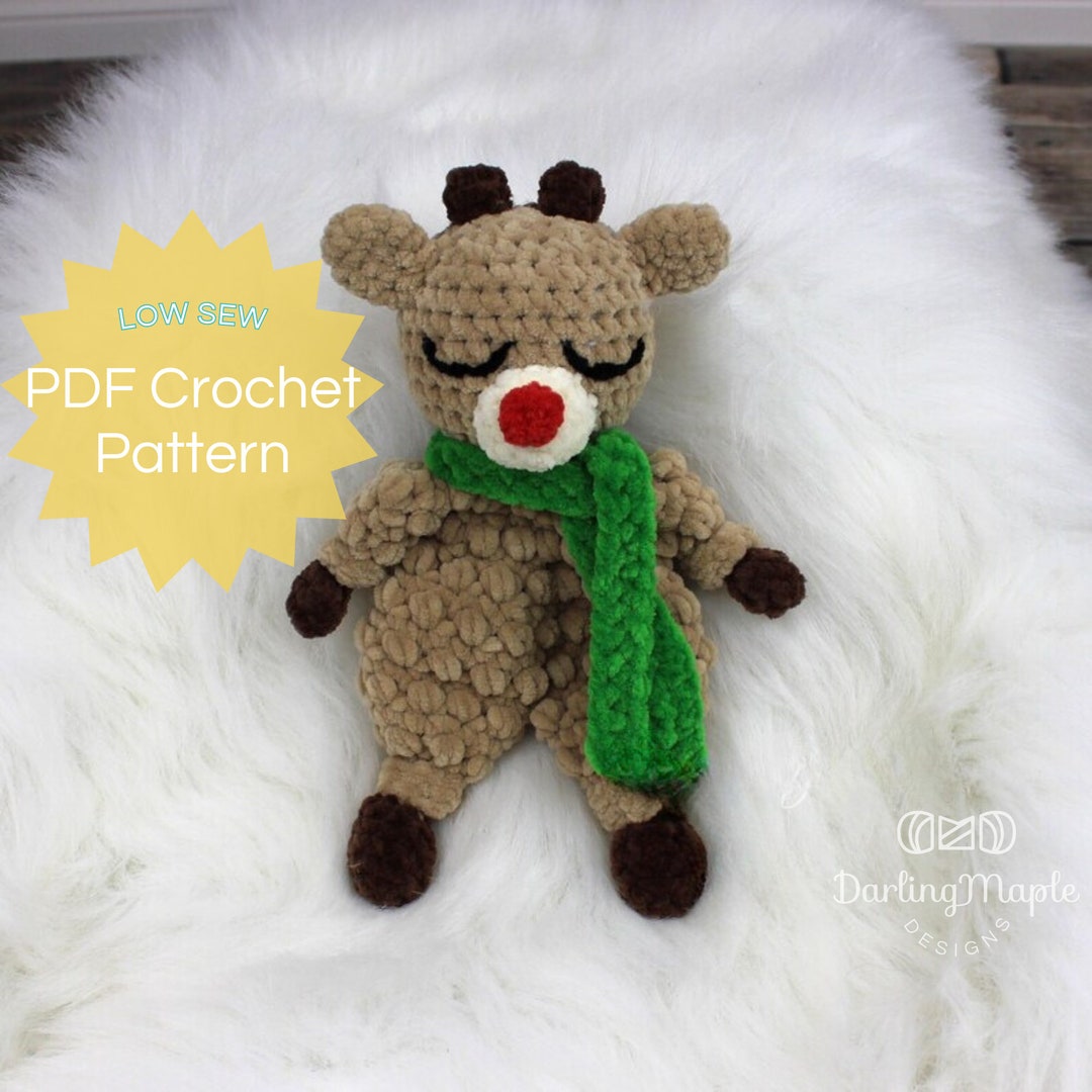 PDF Mini Reindeer Ragdoll Lovey Crochet Pattern. Reindeer Amigurumi ...