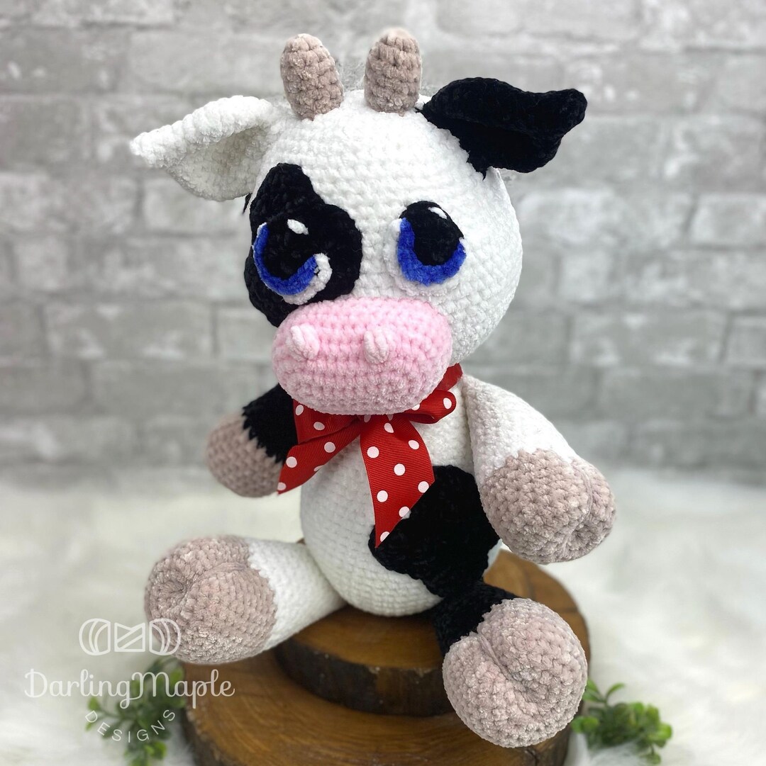 Crochet Pattern: Chloe the Cow Cuddle Buddy - Etsy