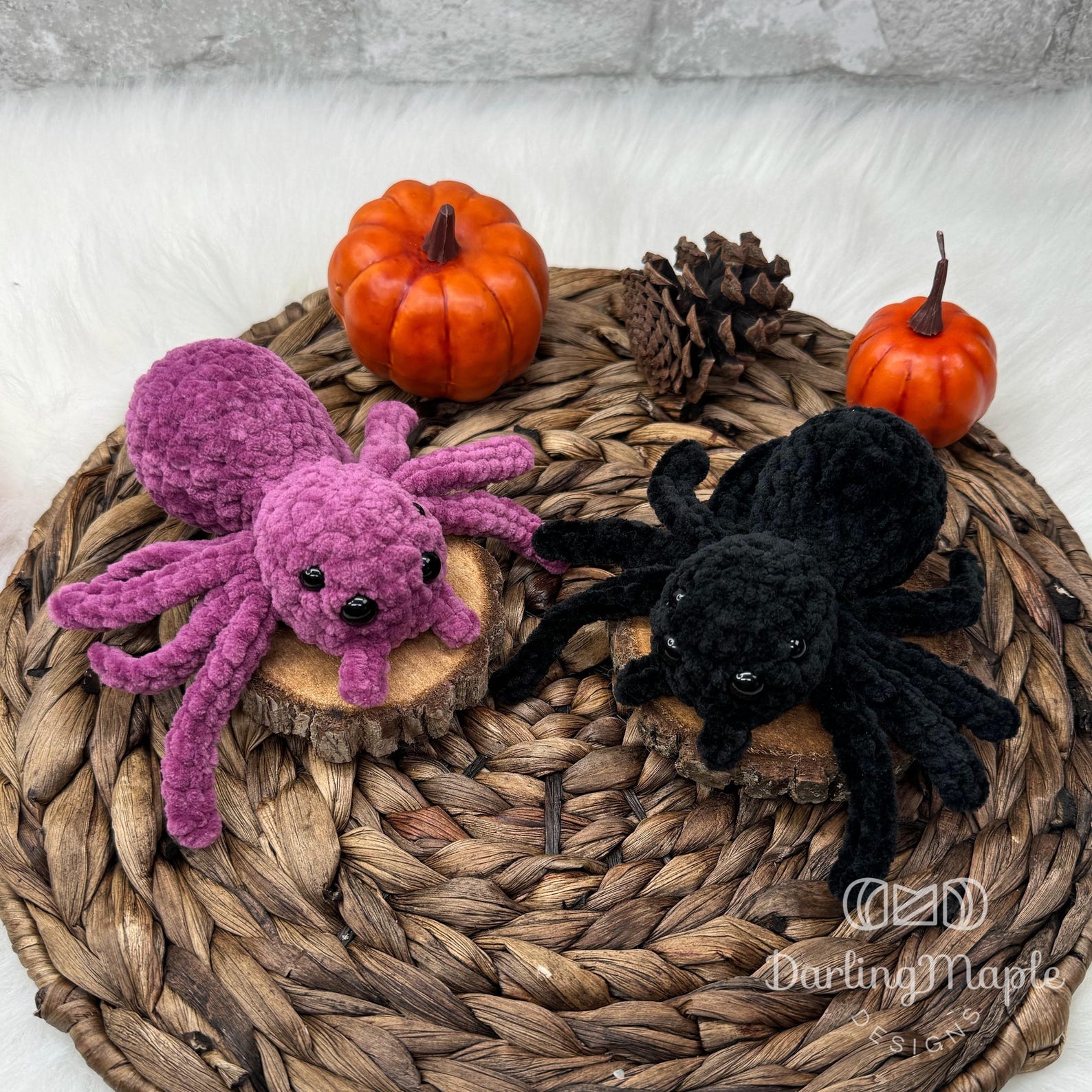PDF No-sew Jelly Bean Spider Crochet Pattern. Scary Halloween Amigurumi ...
