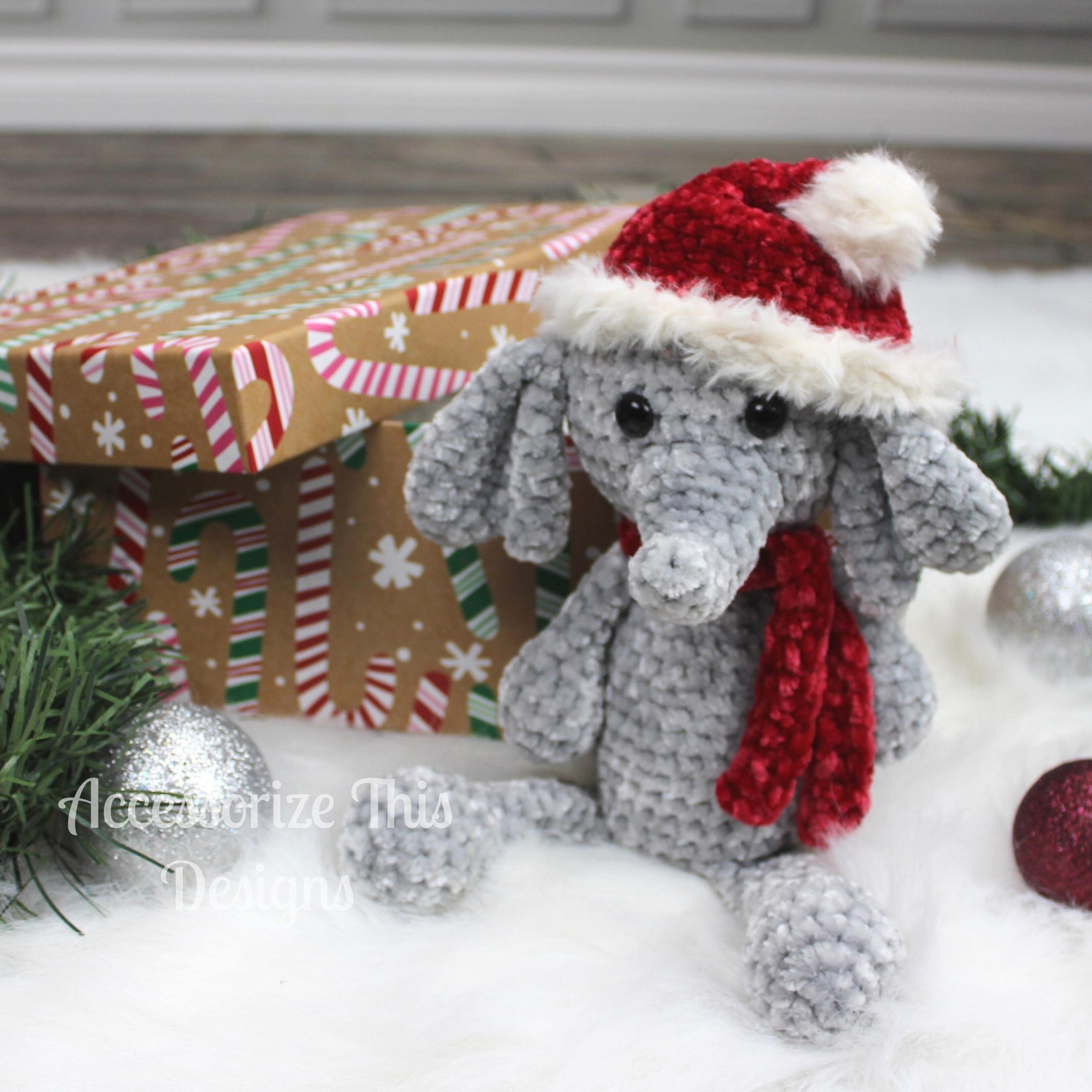 Crochet Pattern: Flip Flop Elephant / Amigurumi/ Stuffy/ Softie/ Animal ...