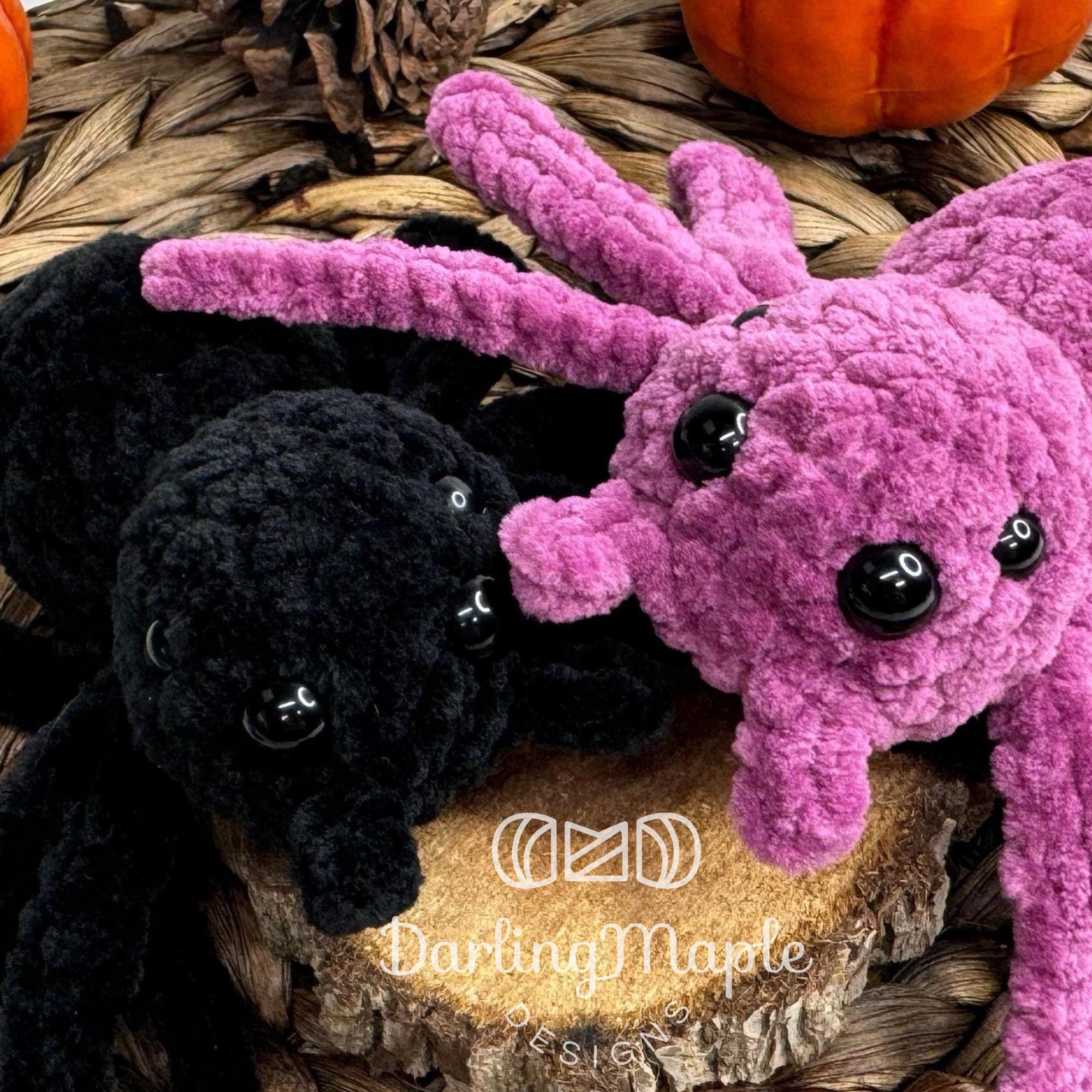 PDF No-sew Jelly Bean Spider Crochet Pattern. Scary Halloween Amigurumi ...