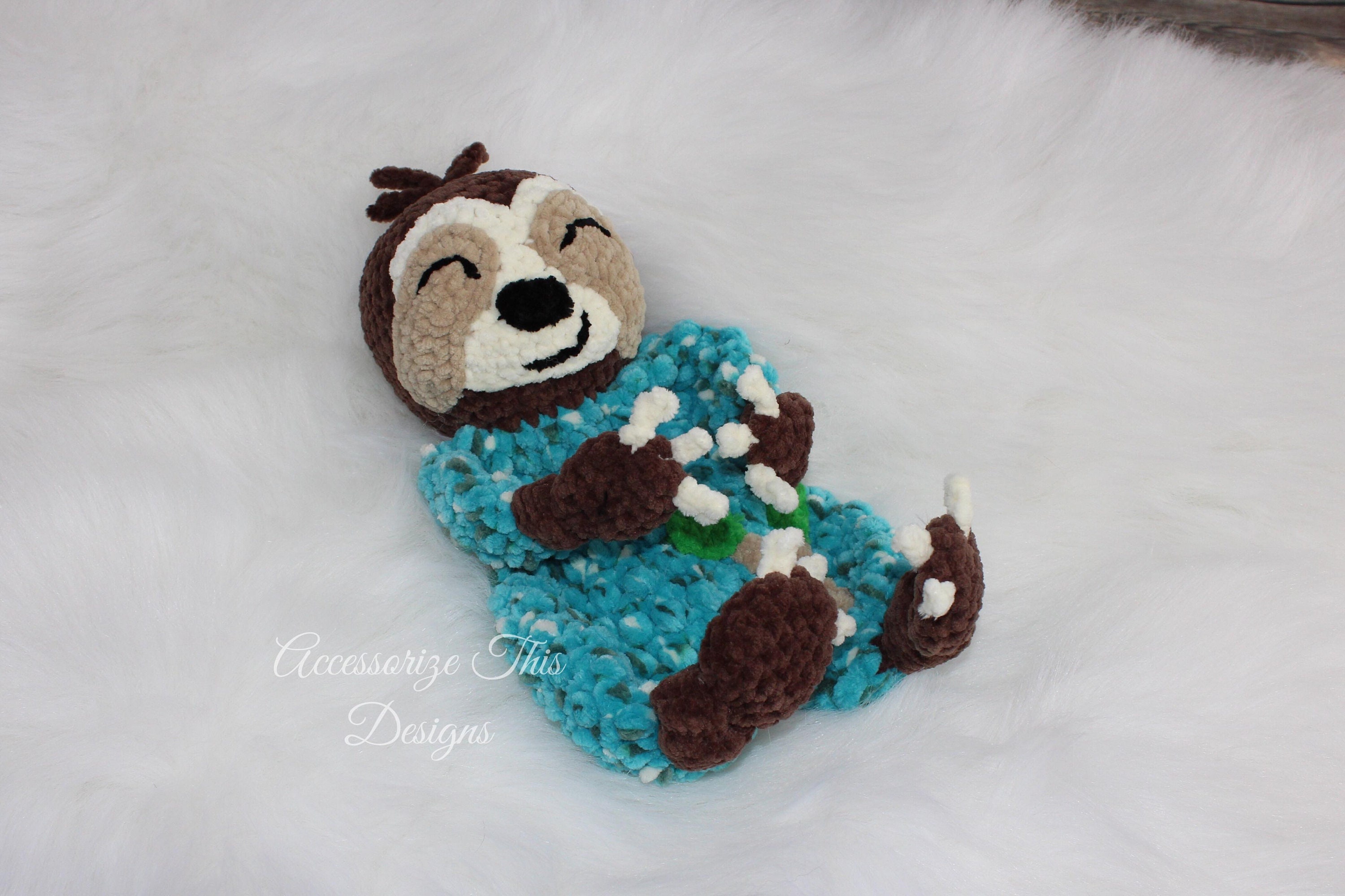 Crochet Pattern: Sloth Ragdoll Lovey/ Amigurumi/ Stuffy/ | Etsy