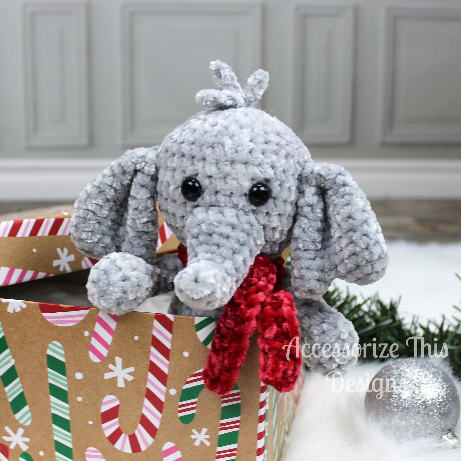 Crochet Pattern: Flip Flop Elephant / Amigurumi/ Stuffy/ Softie/ Animal ...