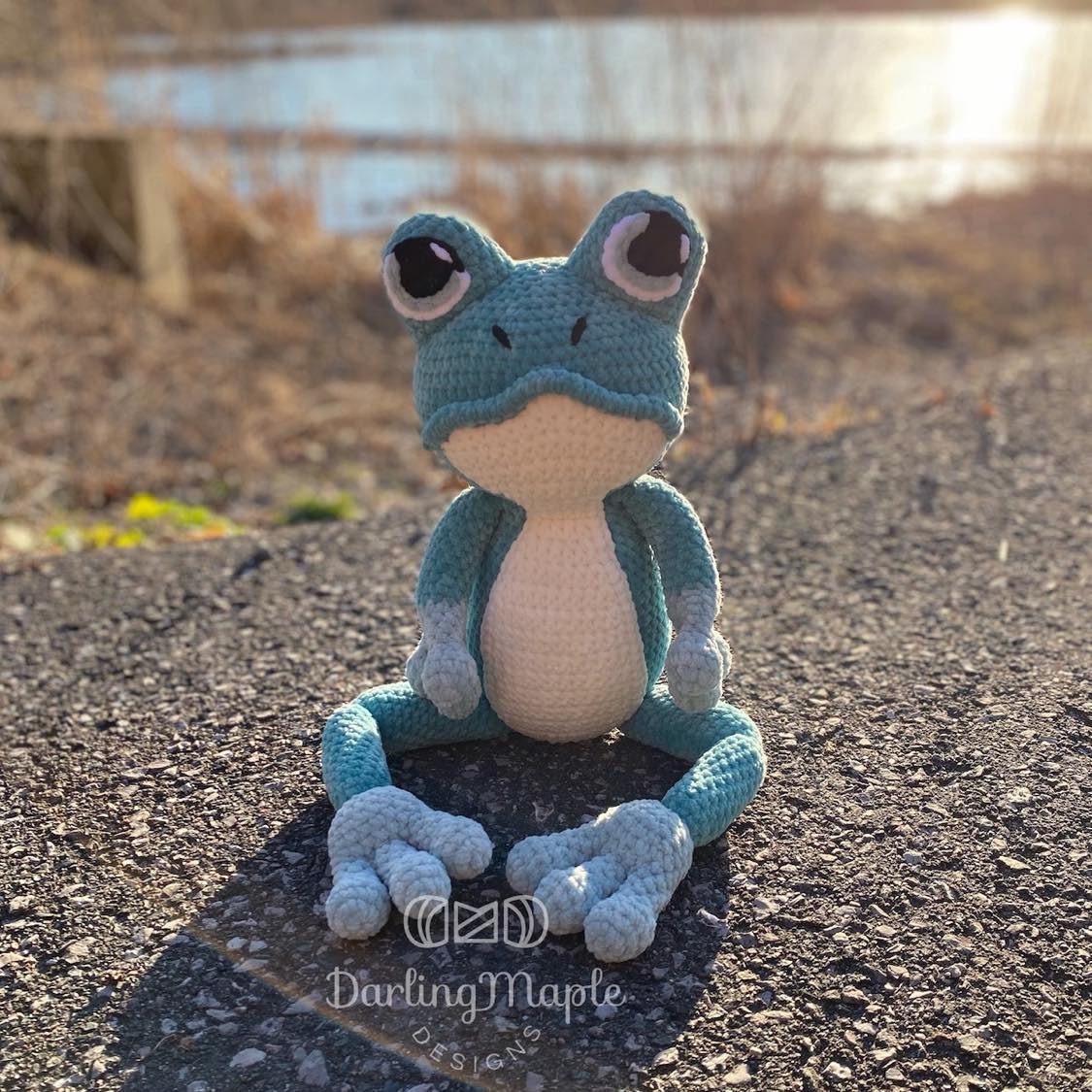 Crochet Pattern: ribbit the Frog Cuddle Buddy - Etsy