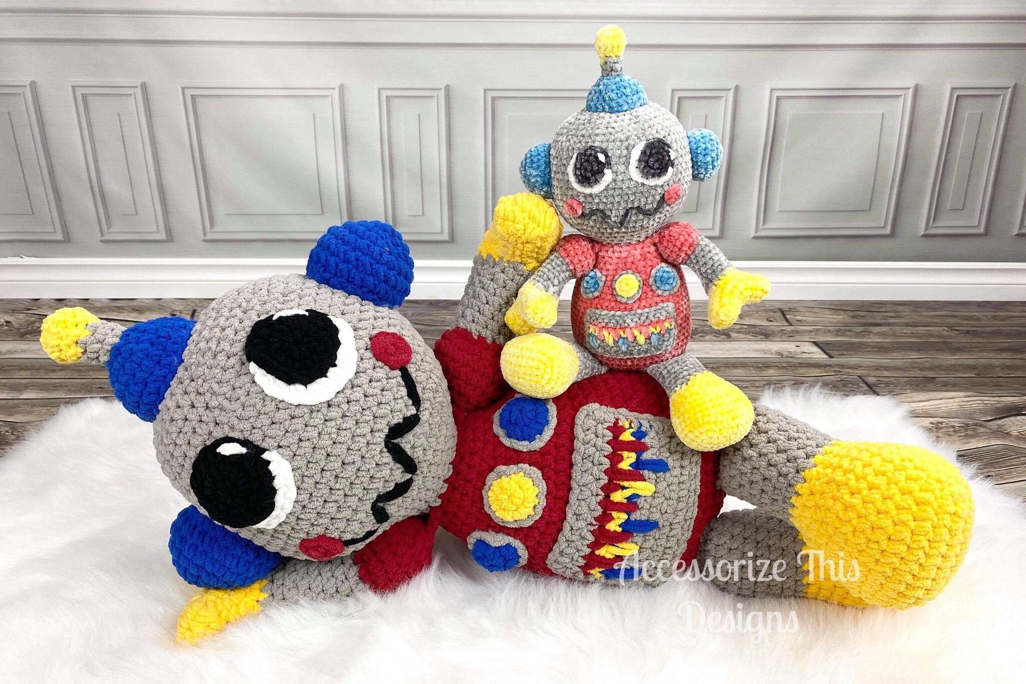Crochet Pattern: sprocket the Robot Cuddle Buddy/ | Etsy