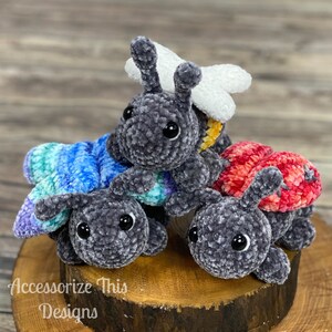 PDF Ladybug Crochet Pattern. Cute Insect Bug Amigurumi Stuffy. Ladybird ...