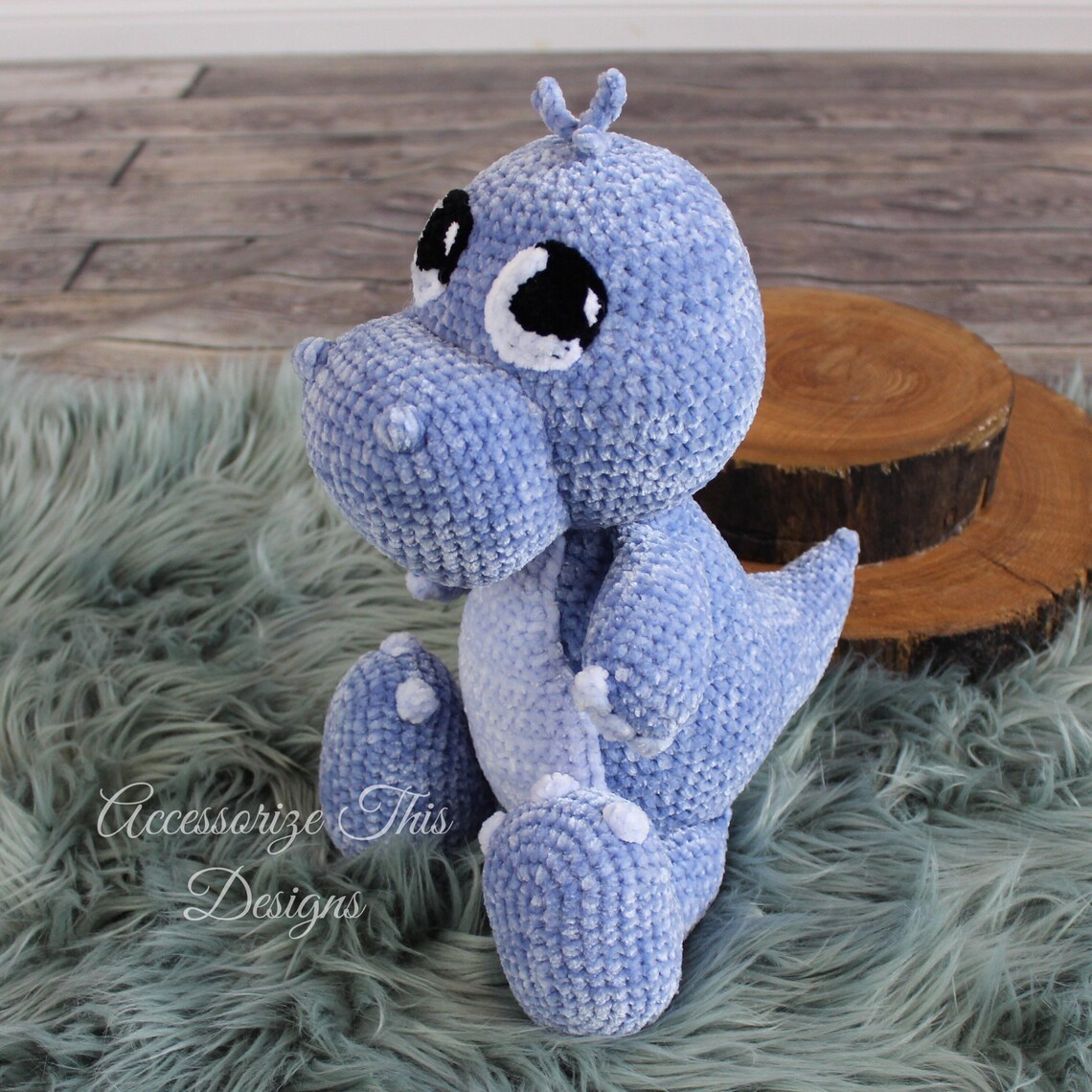 Crochet Pattern: rex the Dinosaur Cuddle Buddy/ | Etsy