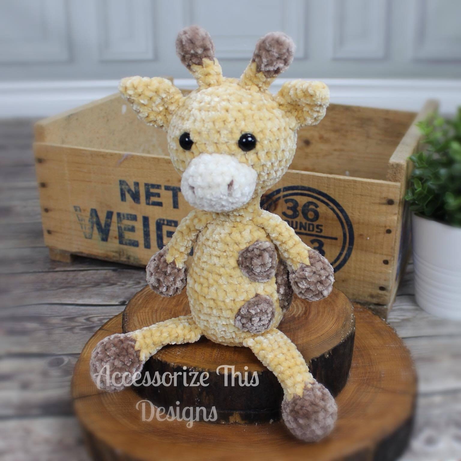 Crochet Pattern: Flip Flop Giraffe / Amigurumi/ Stuffy/ | Etsy