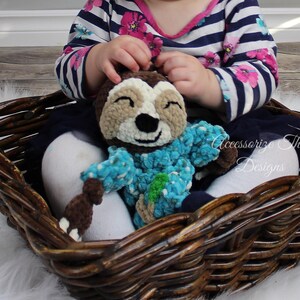 Crochet Pattern: Sloth Ragdoll Lovey/ Amigurumi/ Stuffy/ Softie/ Animal ...