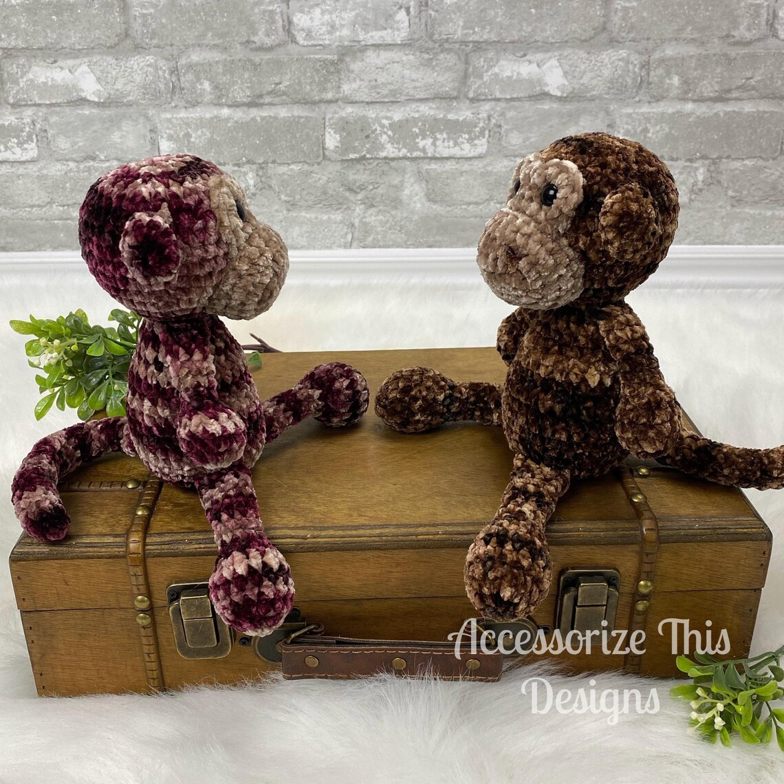 Crochet Pattern: Flip Flop Monkey / Amigurumi/ Stuffy/ Softie/ | Etsy