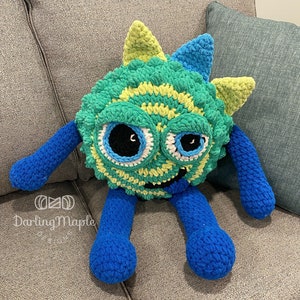Monster Pillow Buddy - Crochet Pattern - Etsy