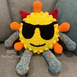 Monster Pillow Buddy - Crochet Pattern - Etsy