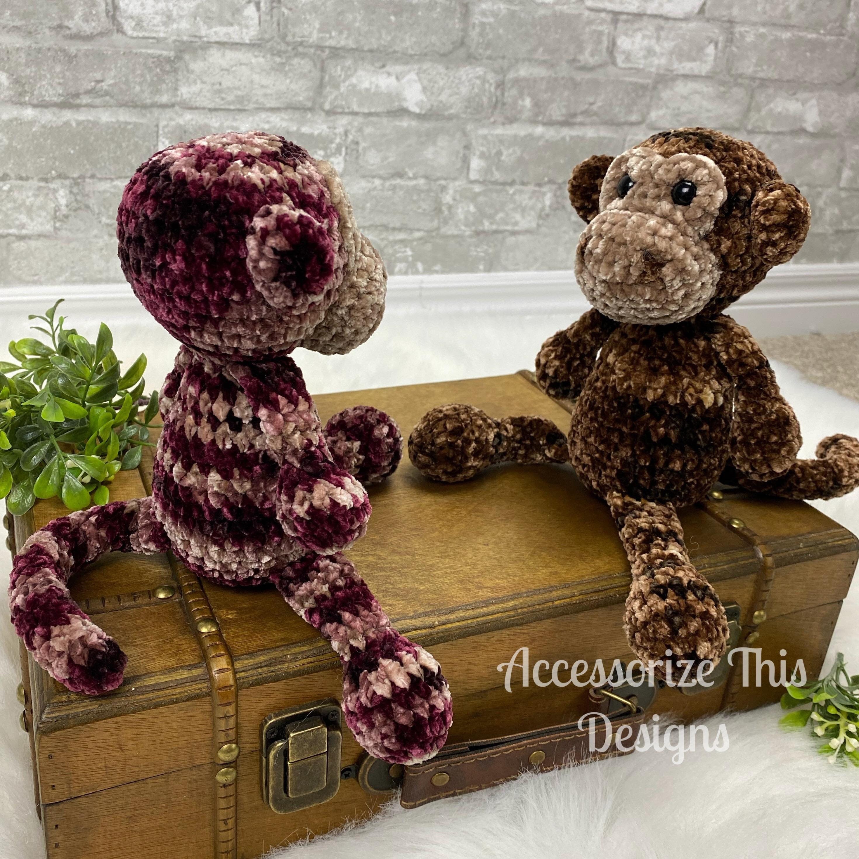 Crochet Pattern: Flip Flop Monkey / Amigurumi/ Stuffy/ Softie/ Animal ...