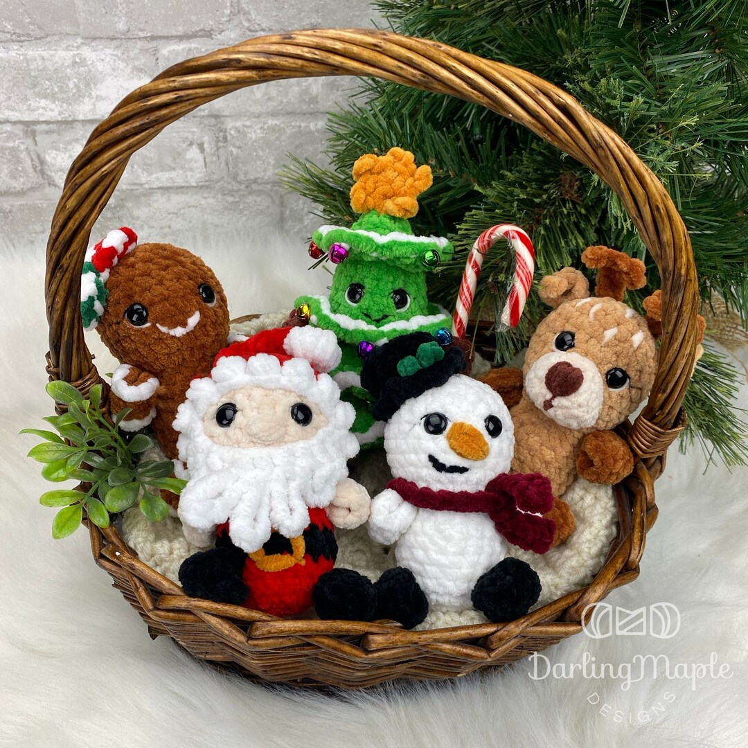 Lil’ Loops Holliday Collection- 5 Plush Amigurumi Crochet Patterns ...