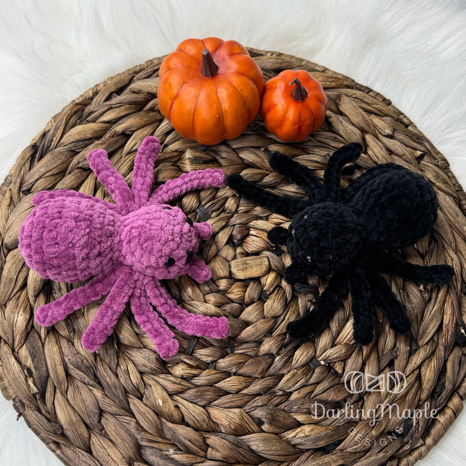PDF No-sew Jelly Bean Spider Crochet Pattern. Scary Halloween Amigurumi ...