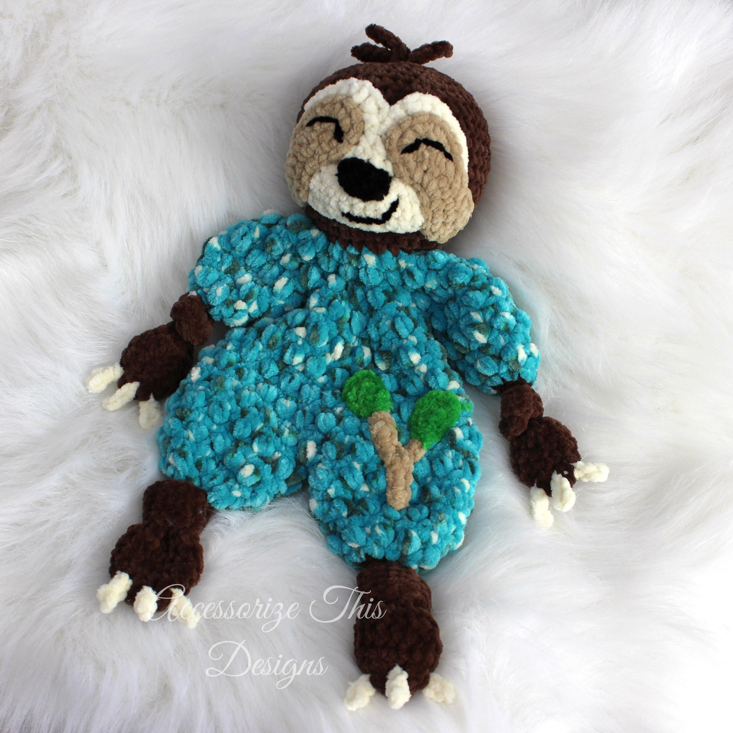 Crochet Pattern: Sloth Ragdoll Lovey/ Amigurumi/ Stuffy/ | Etsy
