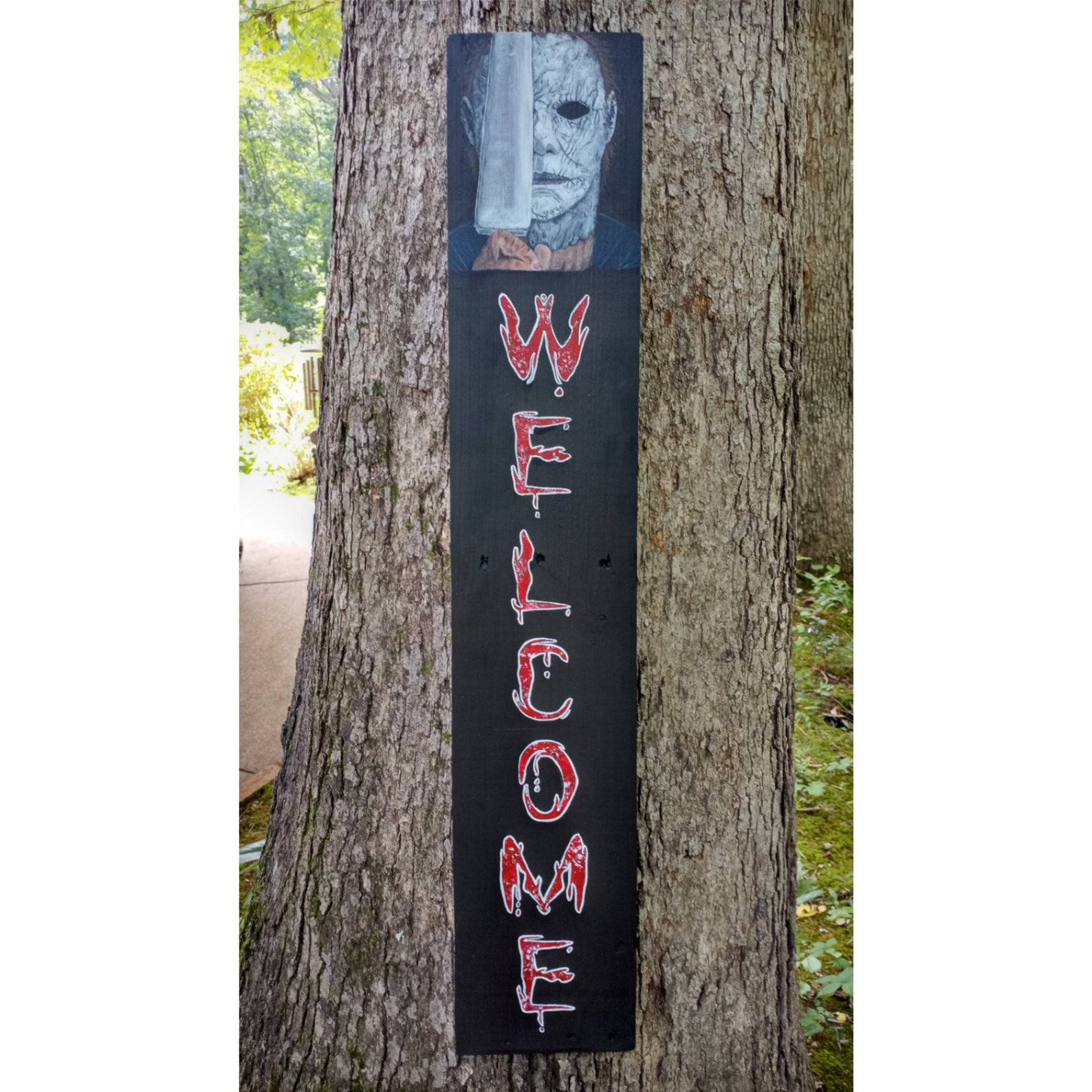 Horror Movie Welcome Sign Michael Myers - Etsy UK