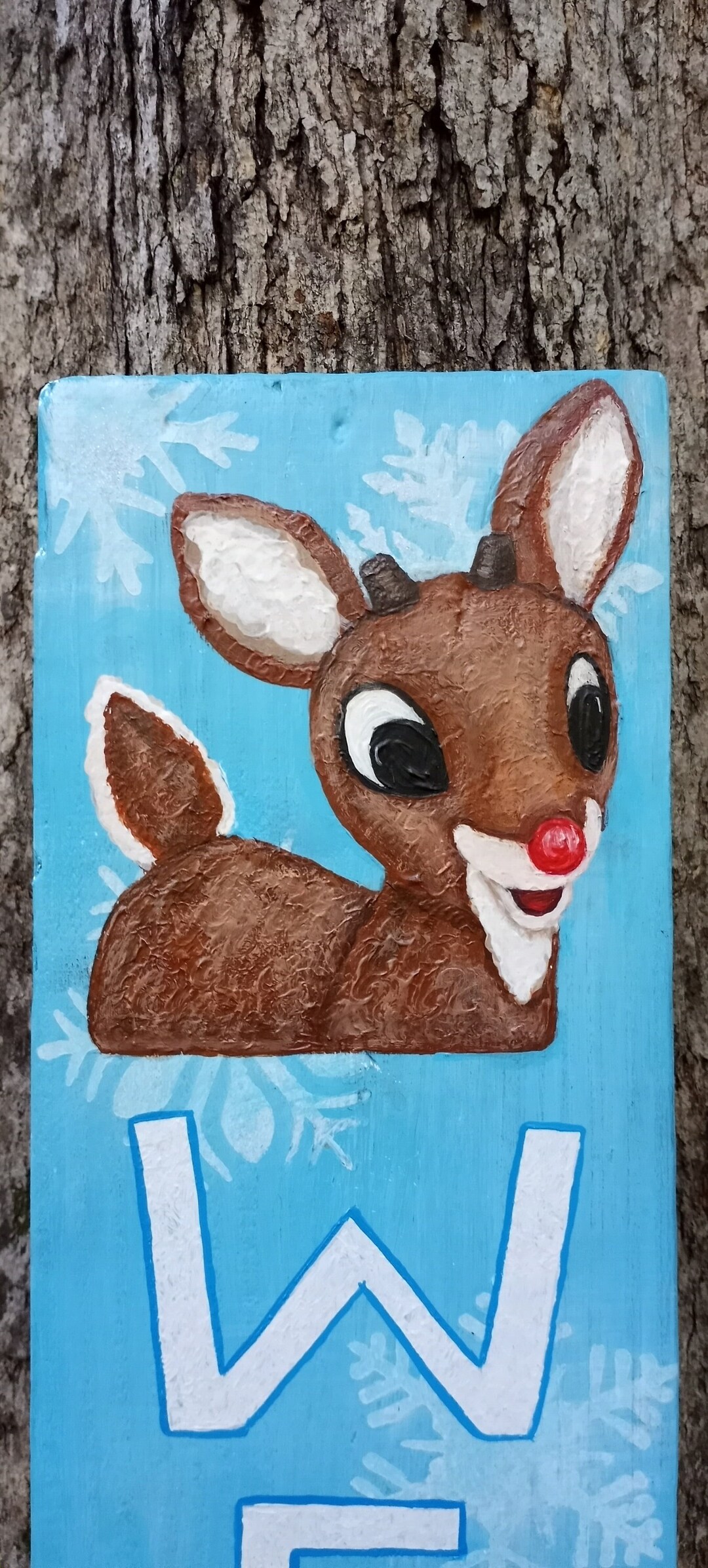 Rudolph the Red-nosed Reindeer, Welcome Sign - Etsy