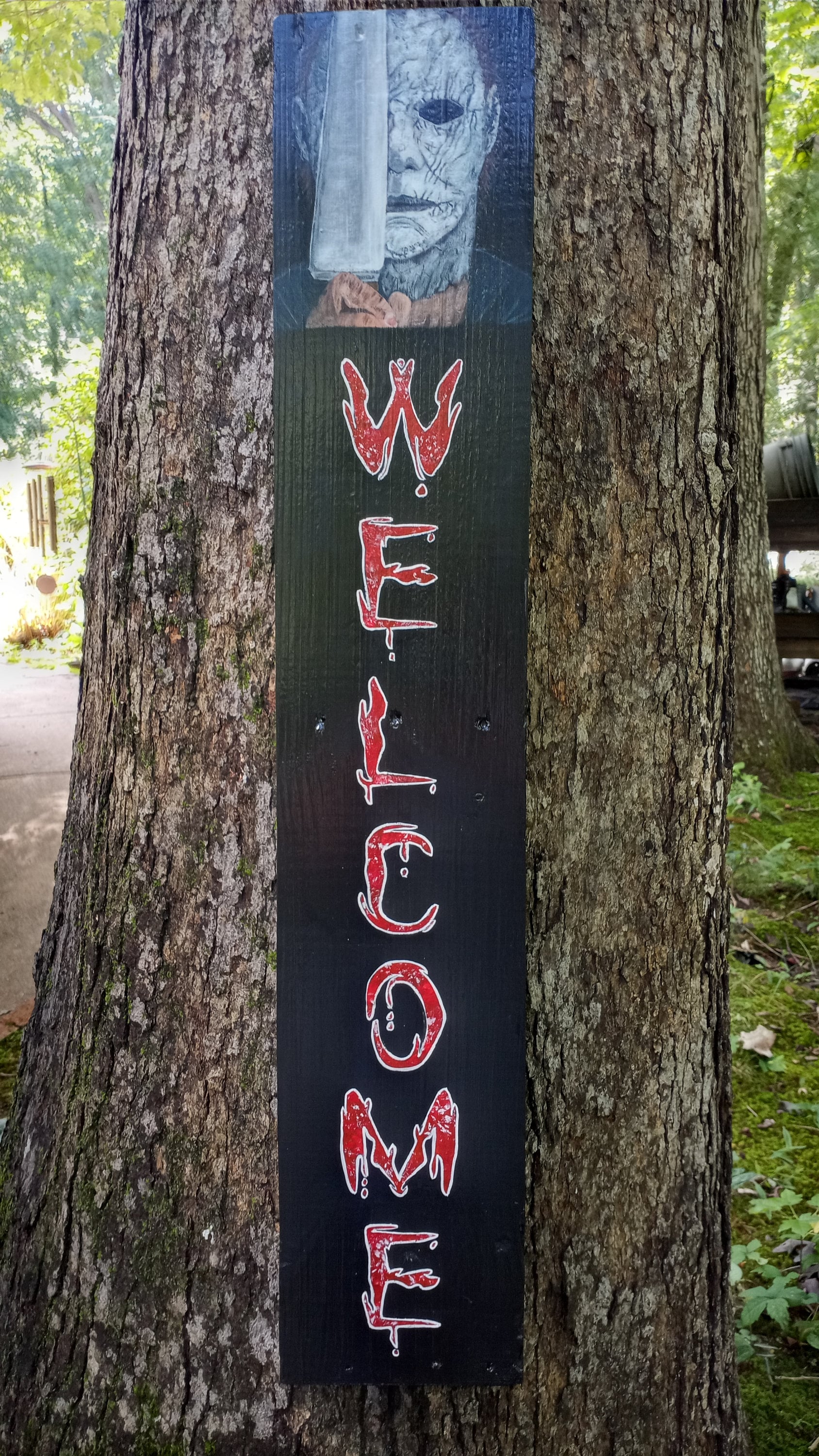 Horror Movie Welcome Sign Michael Myers - Etsy UK