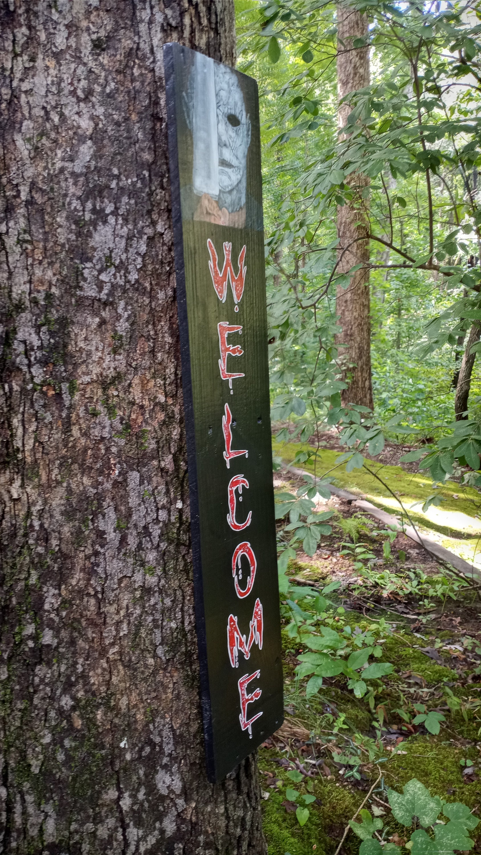 Horror Movie Welcome Sign Michael Myers - Etsy