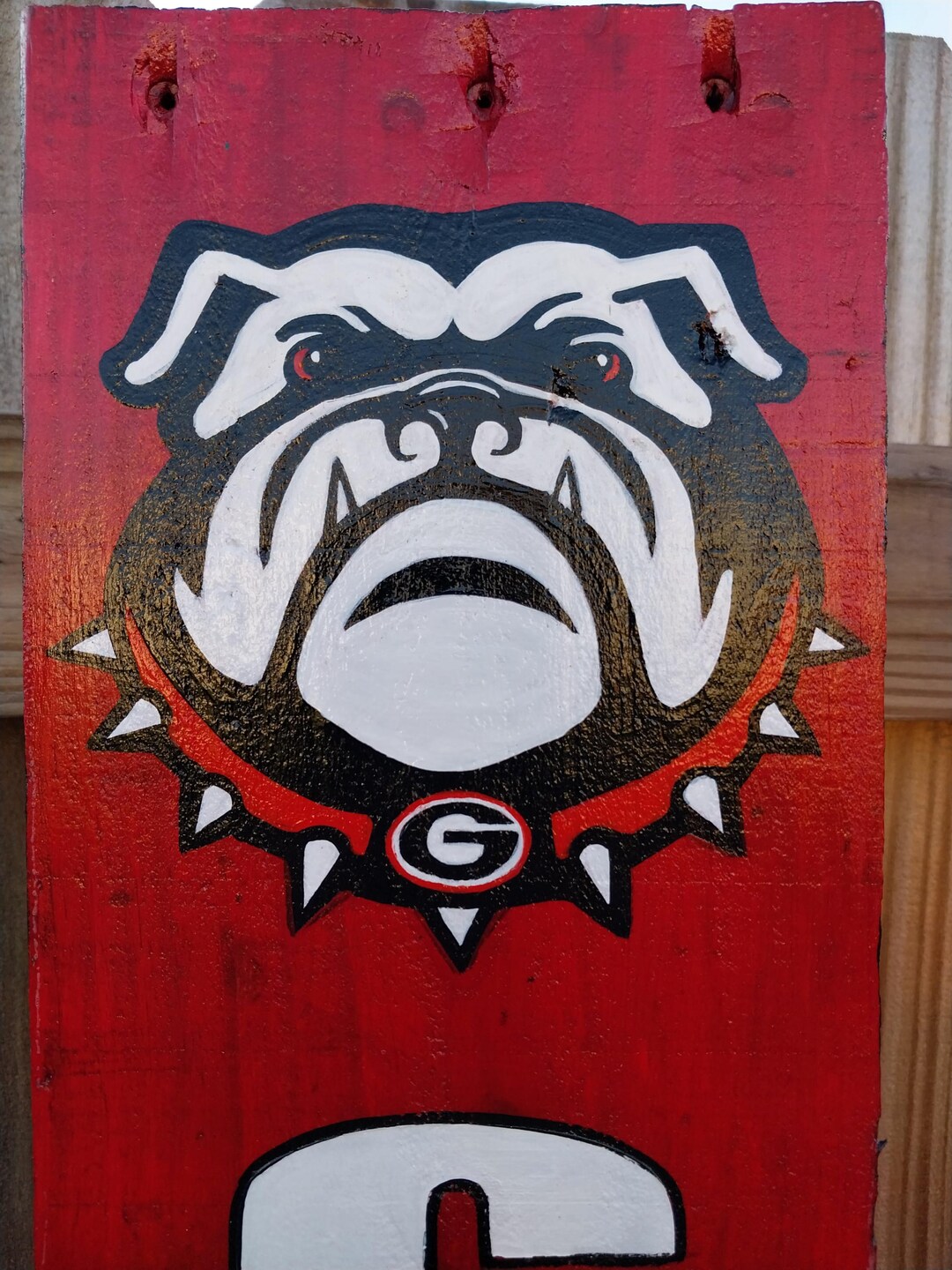 Go Dawgs! UGA Porch Board - Etsy