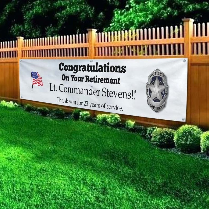 Retirement Yard Sign - Etsy