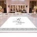 Wedding Floor Decal, Custom Floor Decal, Wedding Venue, Wedding ...