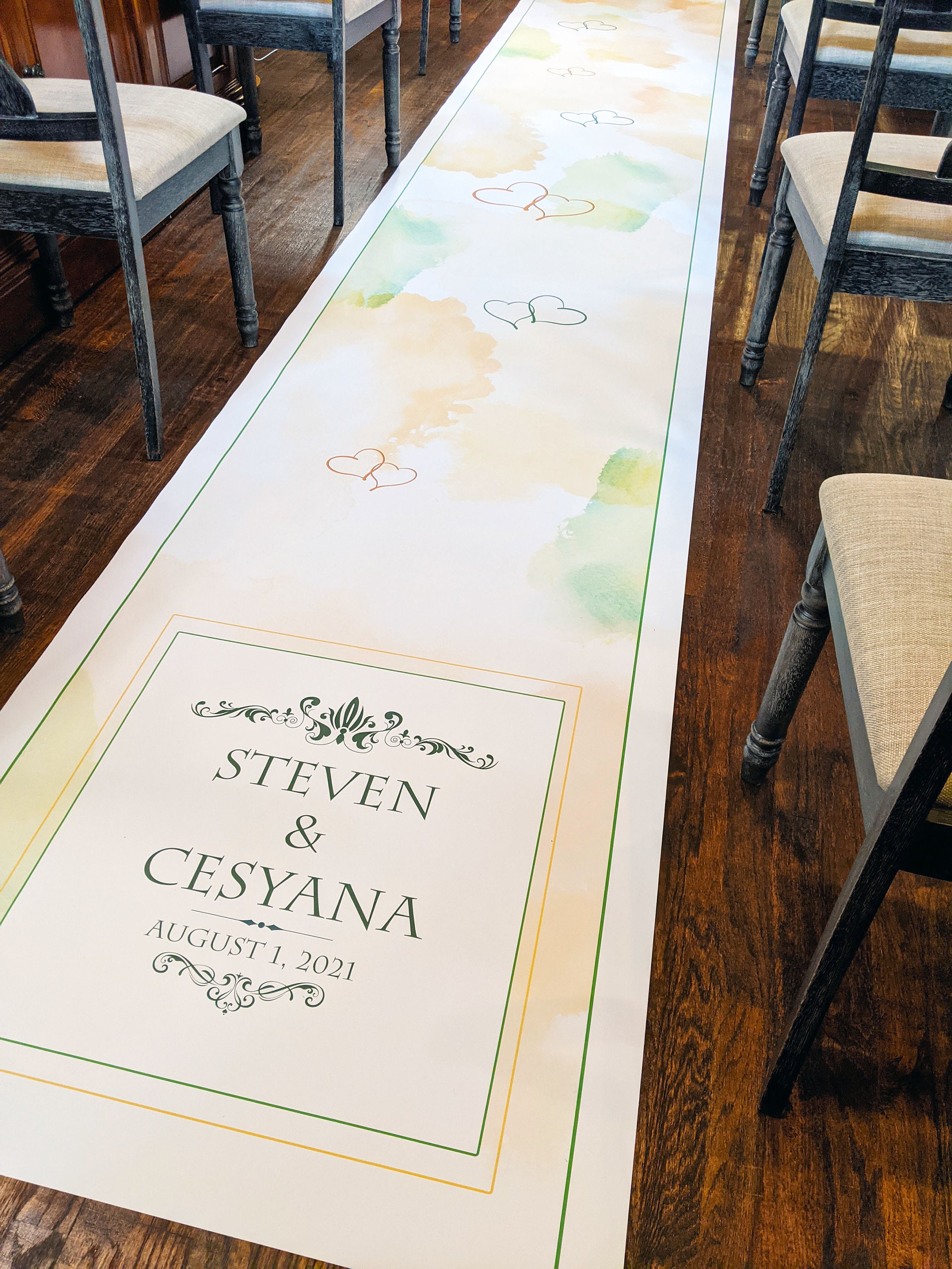 Wedding Aisle Runner Custom Aisle Runner Wedding Reception | Etsy