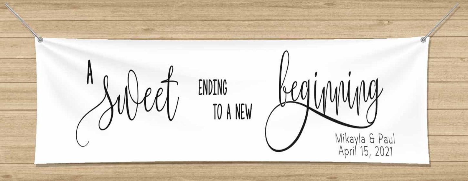 Wedding Welcome Banner, Mr and Mrs, Wedding Sign, Engagement Party ...
