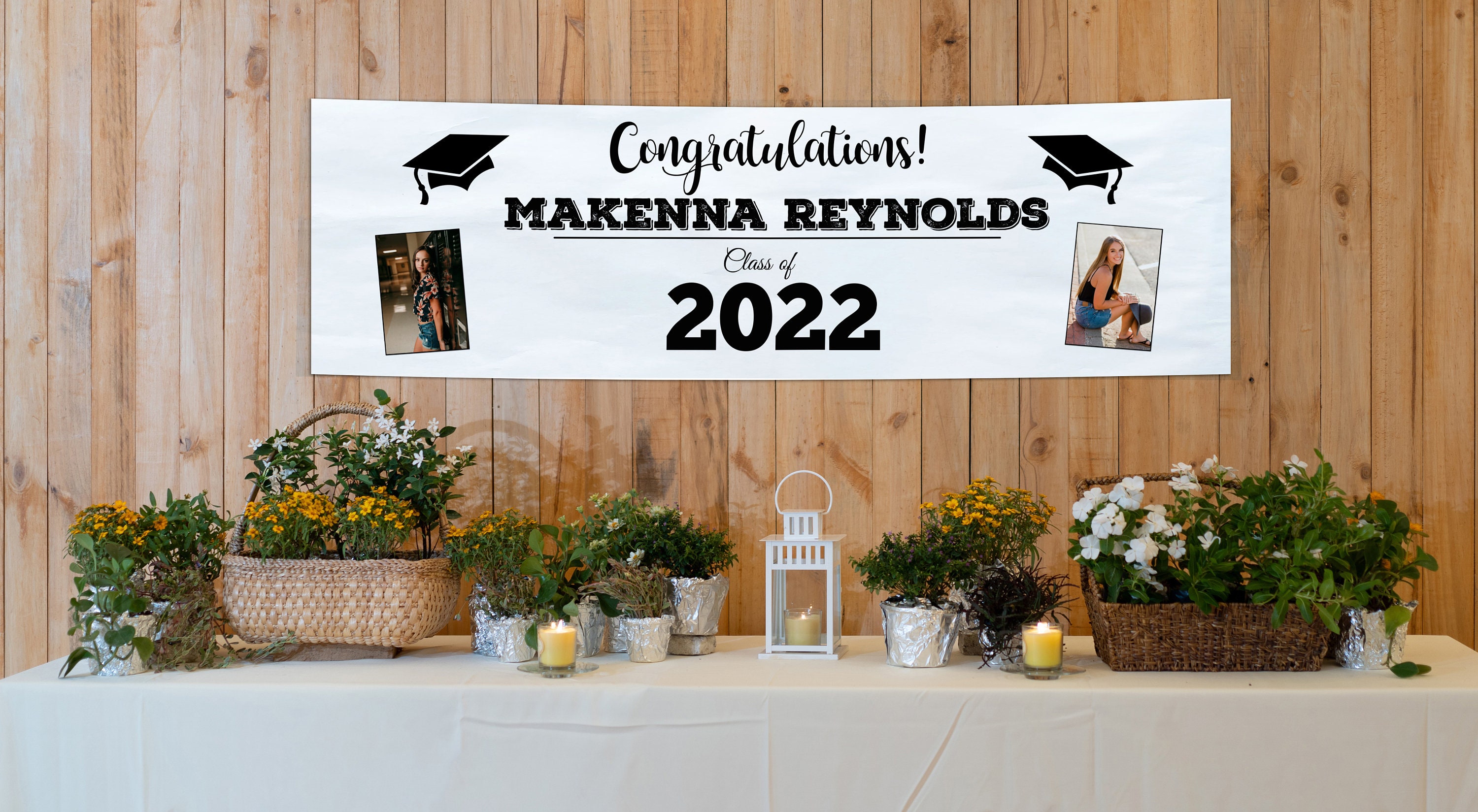 Graduation Sign Custom Graduation Banner Graduation Party | Etsy