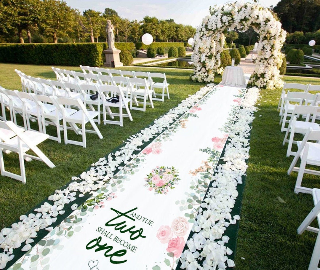 Sage Green Aisle Runner, Wedding Aisle Runner, Wedding Decor, Wedding ...