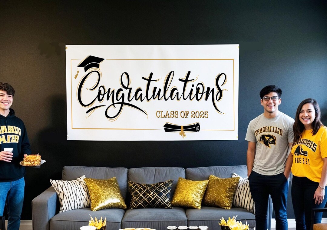 2025 Graduation Sign, Graduation Banner, Graduation Party Decorations ...