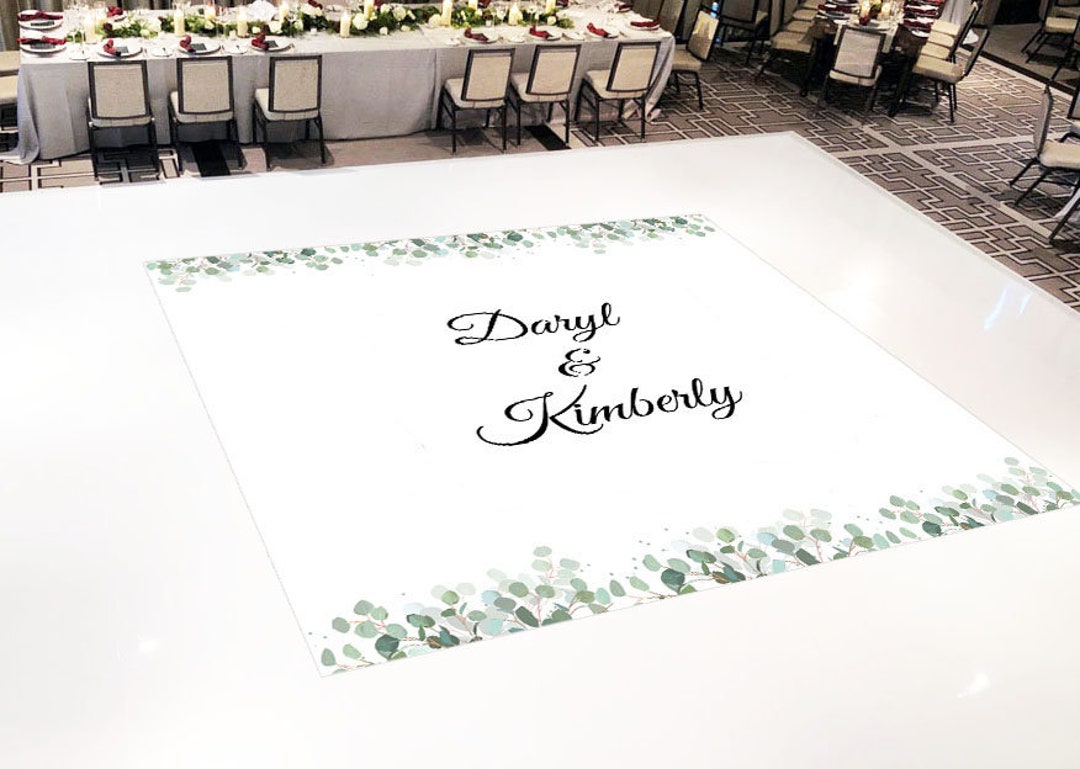 Dance Floor Decal Custom Floor Decal Wedding Decor Wedding - Etsy