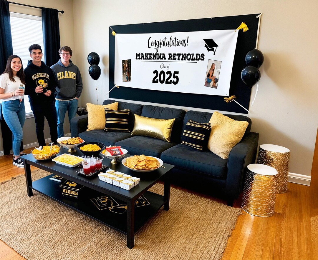 2025 Graduation Sign, Custom Graduation Banner, Graduation Party ...