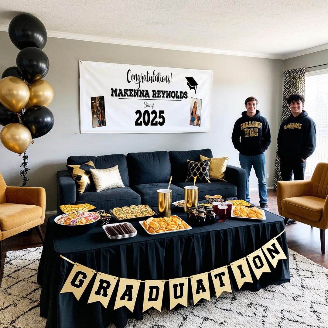 2025 Graduation Sign, Custom Graduation Banner, Graduation Party ...