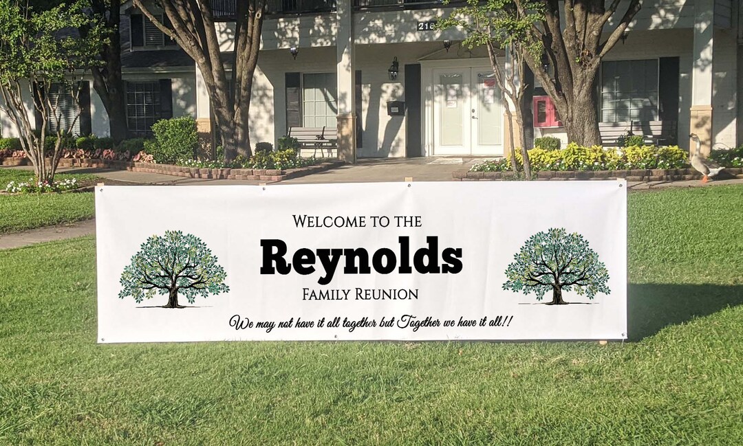 Family Reunion Banner: Personalized Party Decor - Etsy