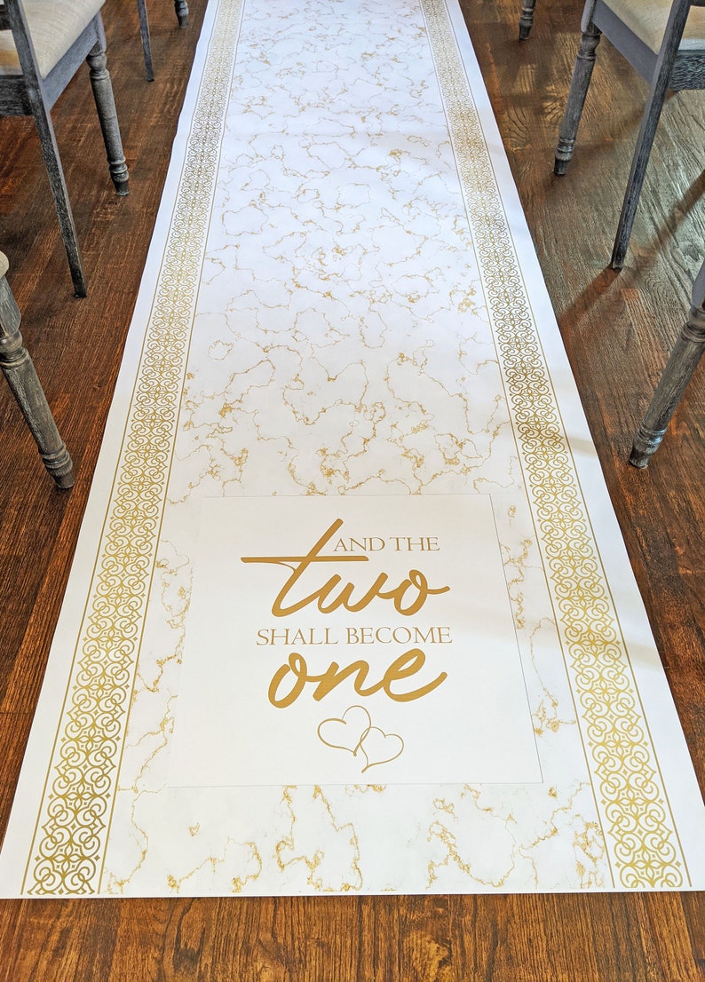 Gold Marble Aisle Runner Custom Aisle Runner Aisle Runner - Etsy