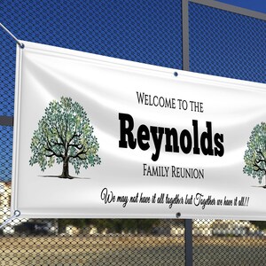 Family Reunion Banner: Personalized Party Decor - Etsy