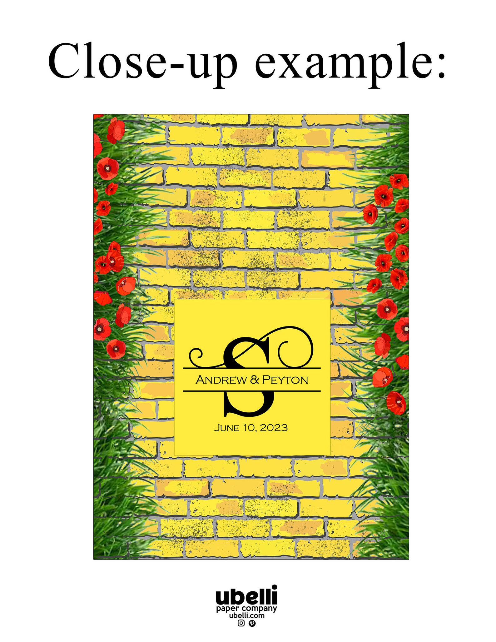 Yellow Brick Road Wedding Aisle Runner: Wizard of Oz Party Decor - Etsy