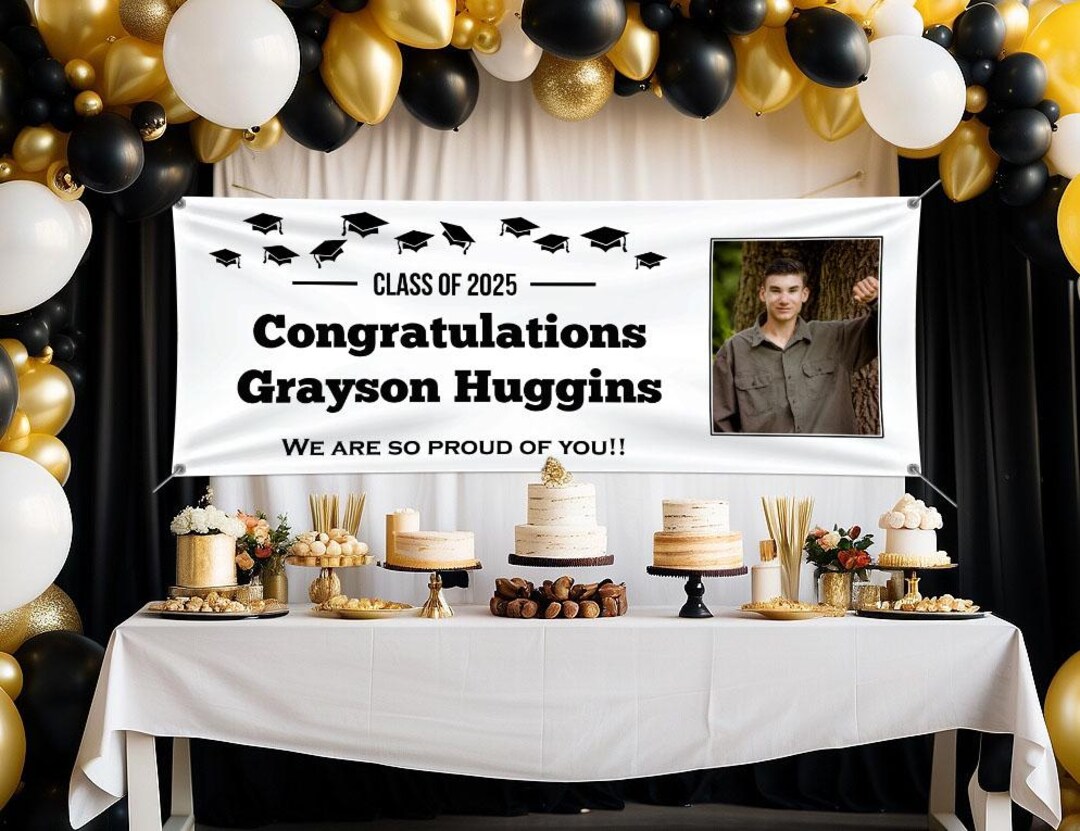 Custom Graduation Banner, Graduation Party Decorations, Graduation ...