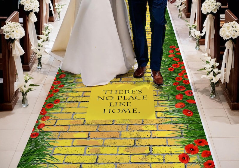 Yellow Brick Road Wedding Aisle Runner: Wizard of Oz Party Decor - Etsy