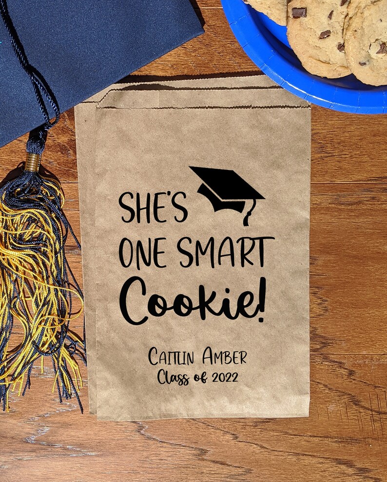 Graduation Party Decor She's One Smart Cookie Graduation - Etsy