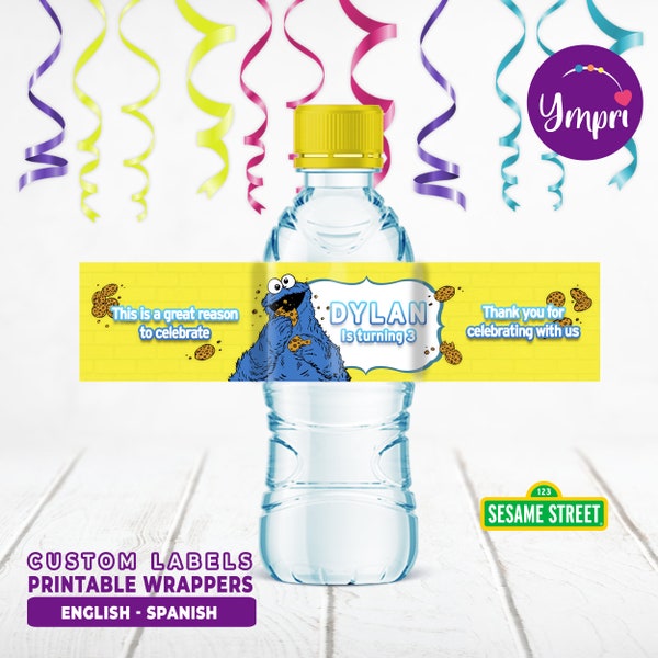 Cookie Monster Label - Etsy